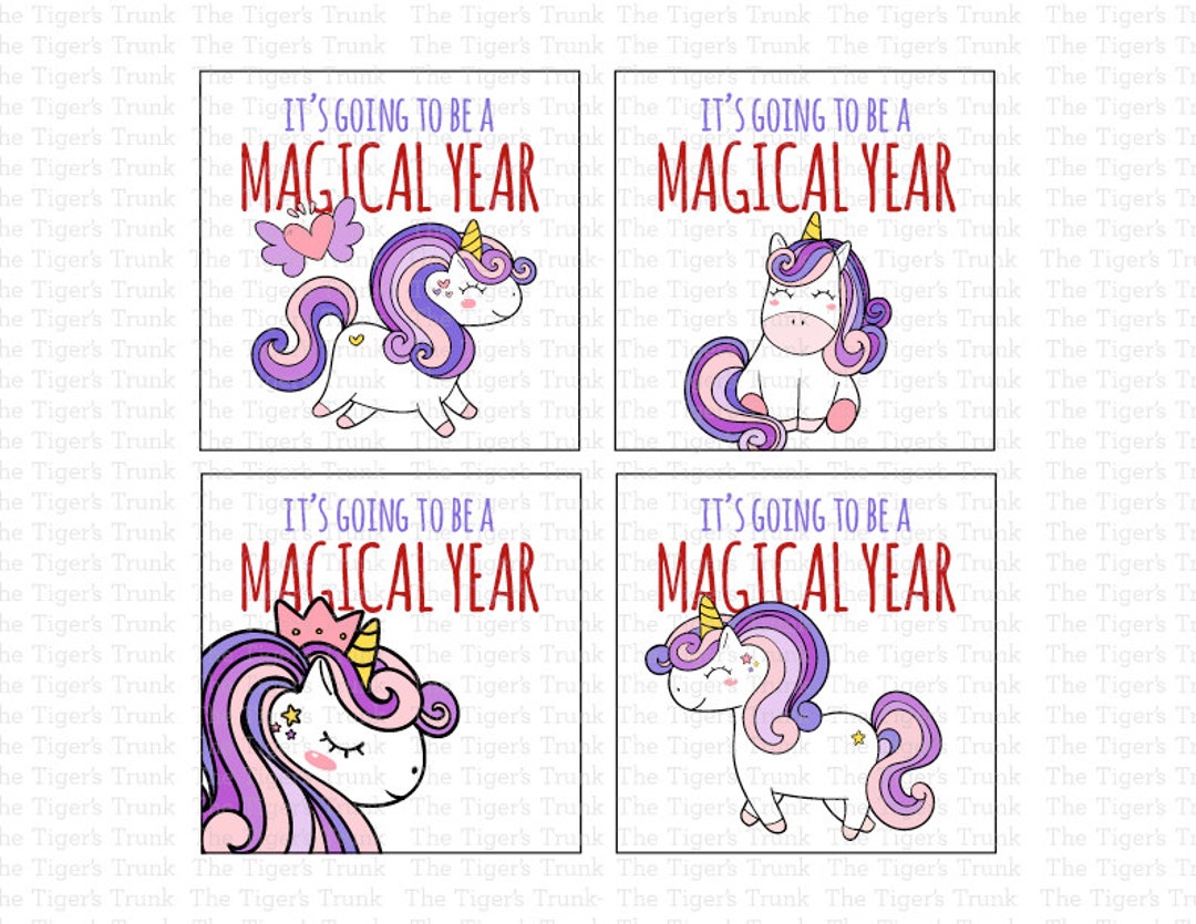 Unicorn Theme Back to School Card, Classroom Gifts for Students ...