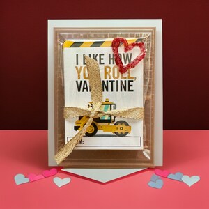 Printed Valentines Day Cards for School, Construction Valentines for ...
