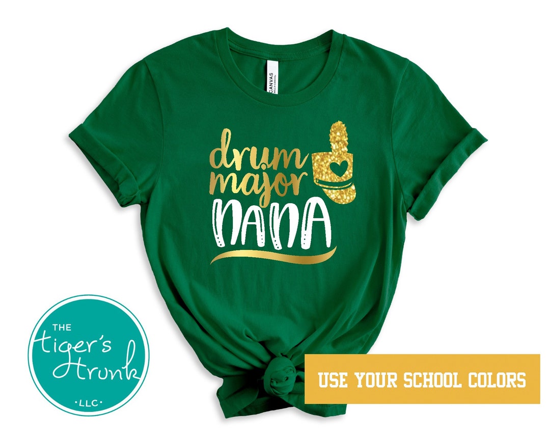 Drum Major Nana Shirt: Personalized Marching Band Grandmother Gift - Etsy
