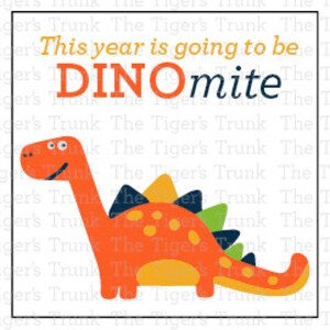 Back to School Card, Classroom Gifts for Students, Dinosaur Theme ...