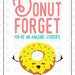 Donut Theme Class Party Favors End of Year Cards for Students - Etsy