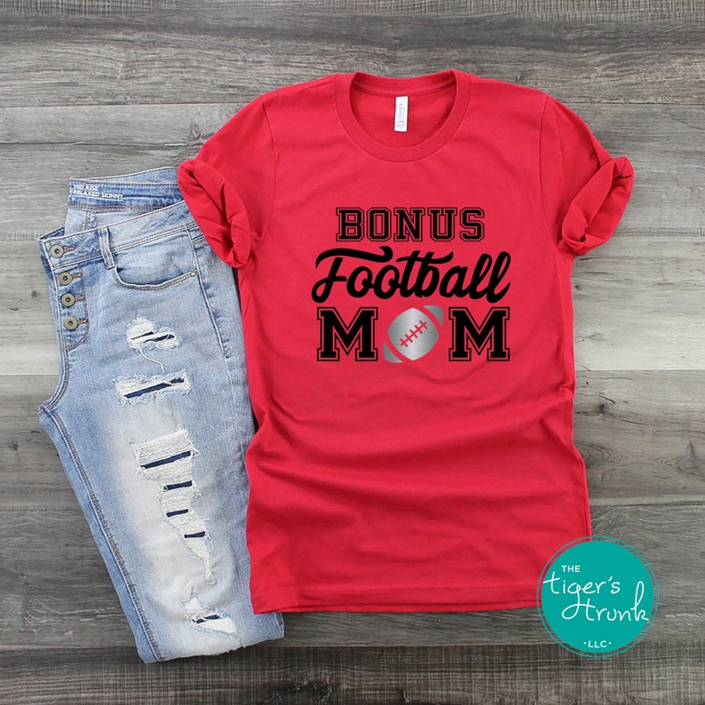 Bonus Mom T Step Mom Shirt Football Mom Shirt Custom Etsy