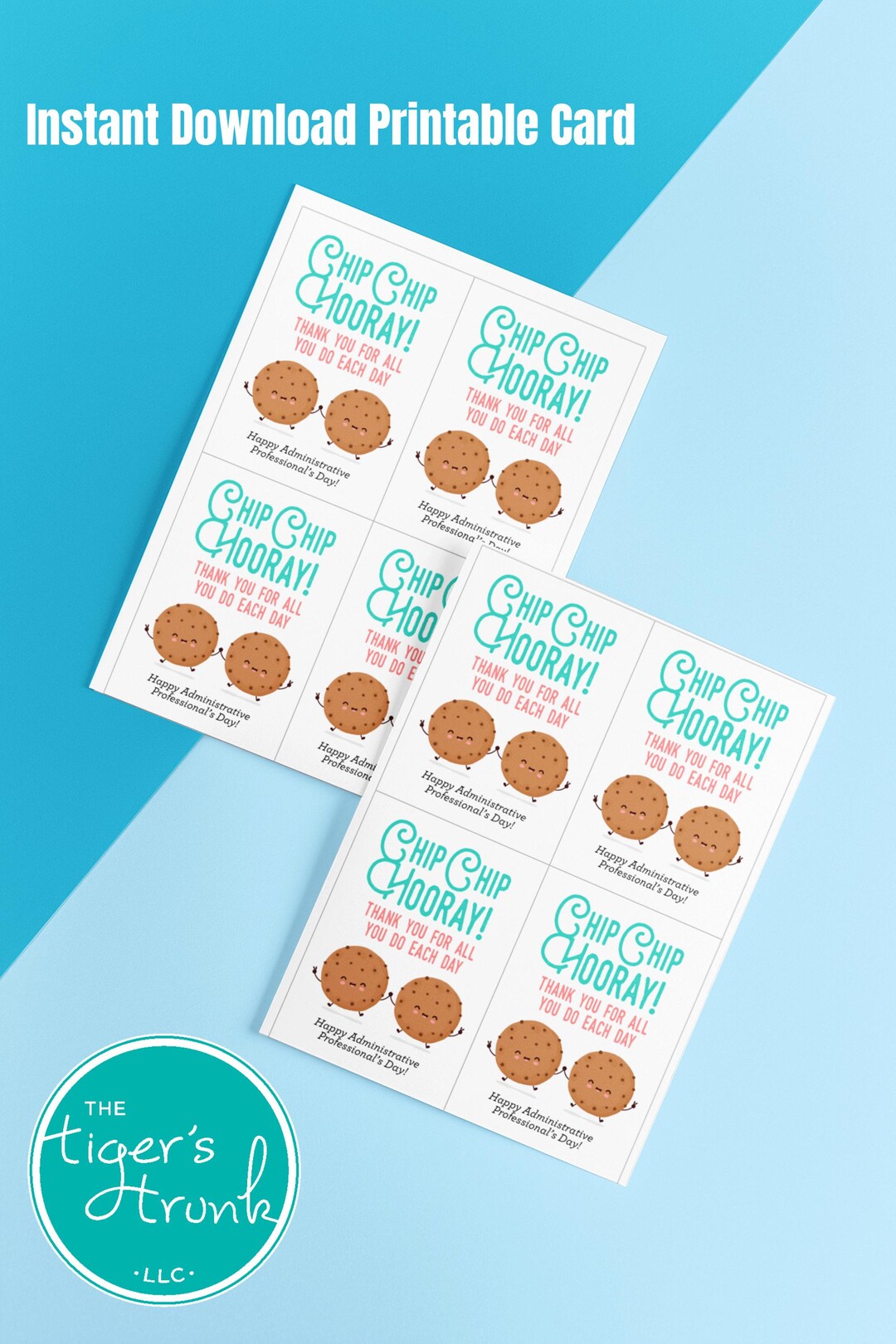 Printable Administrative Professional Appreciation Mini Cards, Instant ...