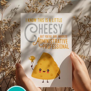 Printable Administrative Professional Appreciation Card, Instant ...