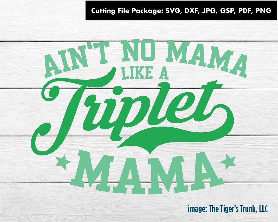 Triplets Cutting Files, Triplet Pregnancy Announcement, Triplet Baby ...