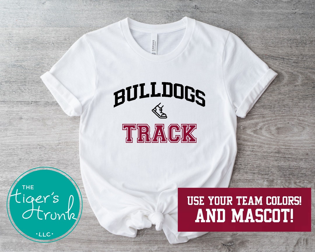 Personalized Mascot Track Shirt: School Spirit Gift - Etsy