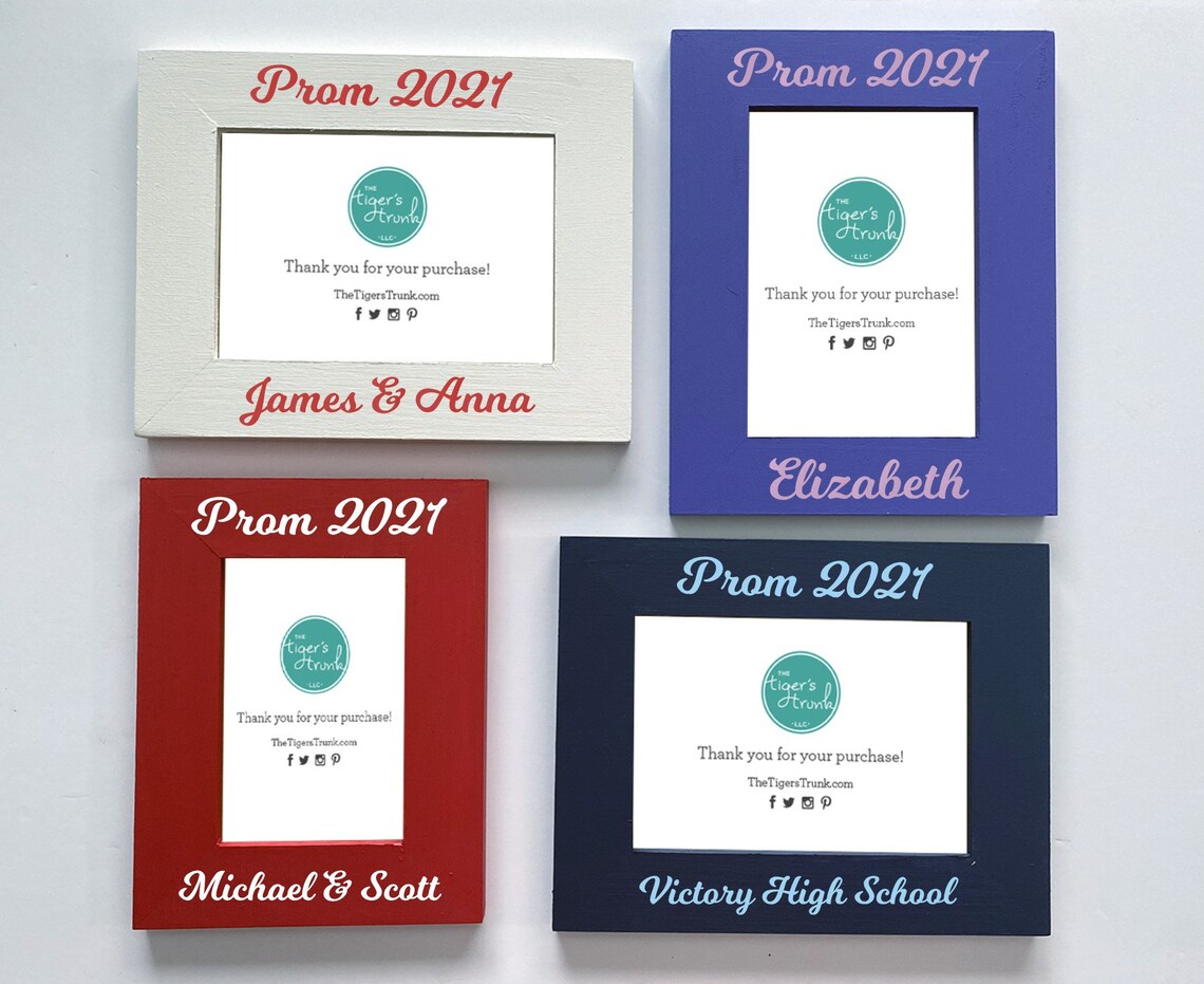 Prom Photo Frame Prom Gift High School Prom Prom Memory | Etsy