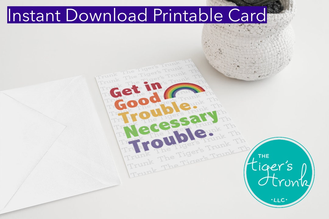 Happy Pride Card, Printable Cards, Instant Download, LGBTQ Gifts ...