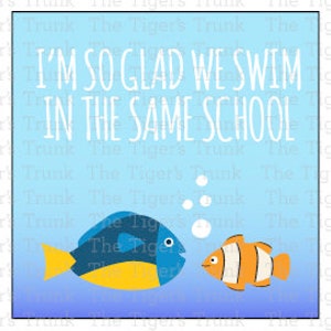 Ocean Theme Back to School Card, Classroom Gifts for Students, Fish ...