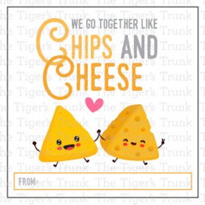 Nacho Average Valentine Tag for School, Nacho Valentine, Cheese Themed ...