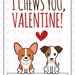 Puppy Valentines, Printable Valentine Cards for Kids, Printable ...