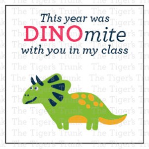 End of Year Dinosaur Cards for Students From Teachers, Dinomiate ...