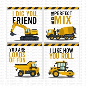 Construction Birthday Party Favor Bag Tags, Loads of Fun Construction ...