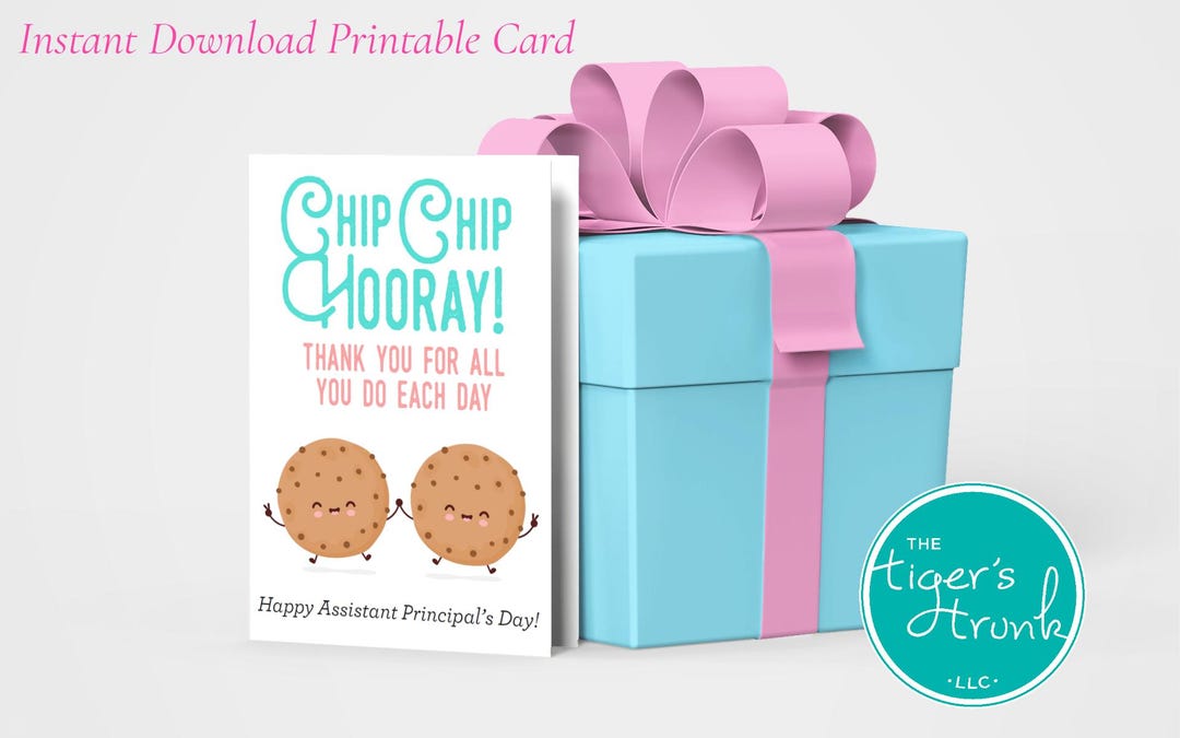 Printable Assistant Principal Appreciation Card, Instant Download ...