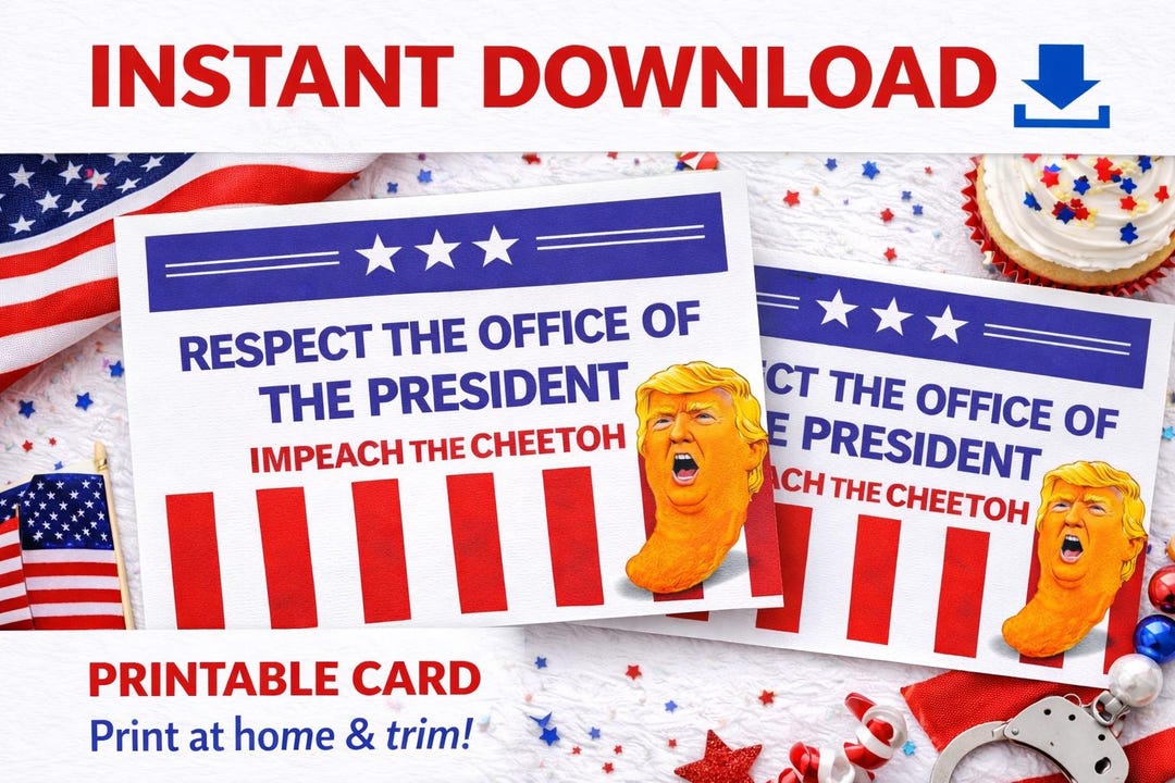 Satirical Political Postcard, Funny Protest Card (digital Download) - Etsy