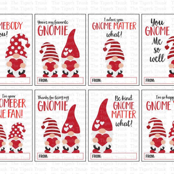 Valentine Gnomes - Etsy