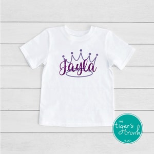 Personalized Crown Shirt, Custom Pageant Shirt, Contestant Shirt ...