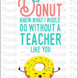 Teacher Appreciation Week Printable Card, Digital Thank You Card for ...
