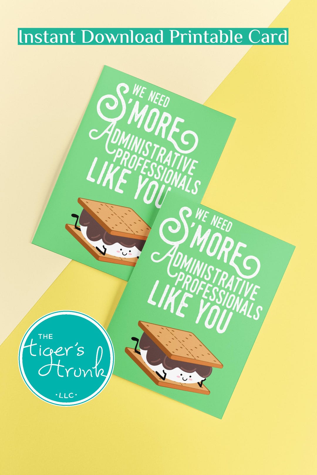 Printable Administrative Professional Appreciation Card, Instant ...