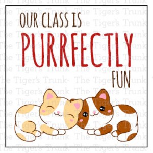 Printable Kitten Valentine Cards for Students, Cat-themed Gift From ...