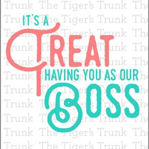 Best Boss Day Card, Printable Card, Funny Boss Gift, Donut Theme ...