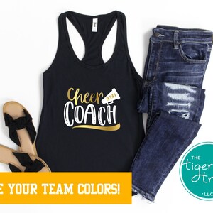 Cheer Tank Personalized Cheer Gifts Cheer Coach Gift Custom - Etsy