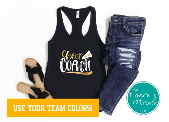 Cheer Tank Personalized Cheer Gifts Cheer Coach Gift Custom - Etsy
