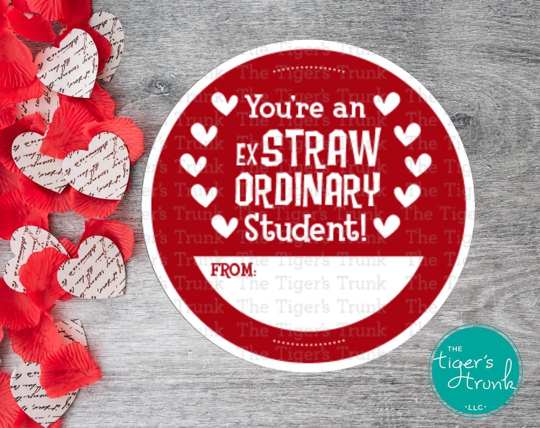 Printable Valentine Cards for Students: Teacher Classroom Gift (digital ...