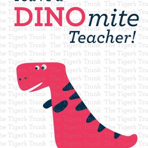Dinosaur-themed Teacher Appreciation Sign, Teacher Thank You, Dinosaur ...