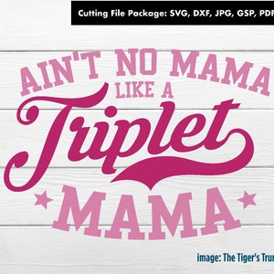 Triplets Cutting Files, Triplet Pregnancy Announcement, Triplet Baby ...