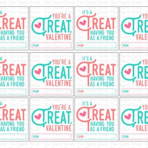 Printable Valentines Day Card for Friends, Instant Download Friendship ...