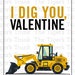 Construction Valentine Card for Kids Construction Trucks - Etsy