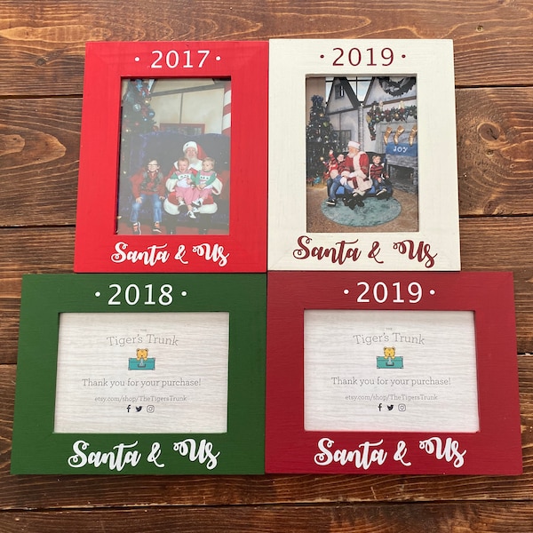 Santa Picture Frame - Etsy