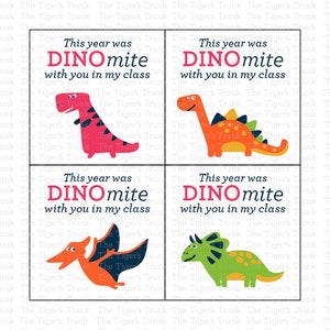 End of Year Dinosaur Cards for Students From Teachers, Dinomiate ...
