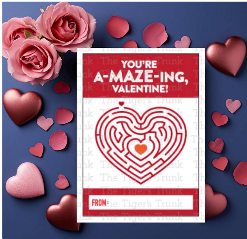 You're Amazeing Printable Valentine's Day Cards - Etsy