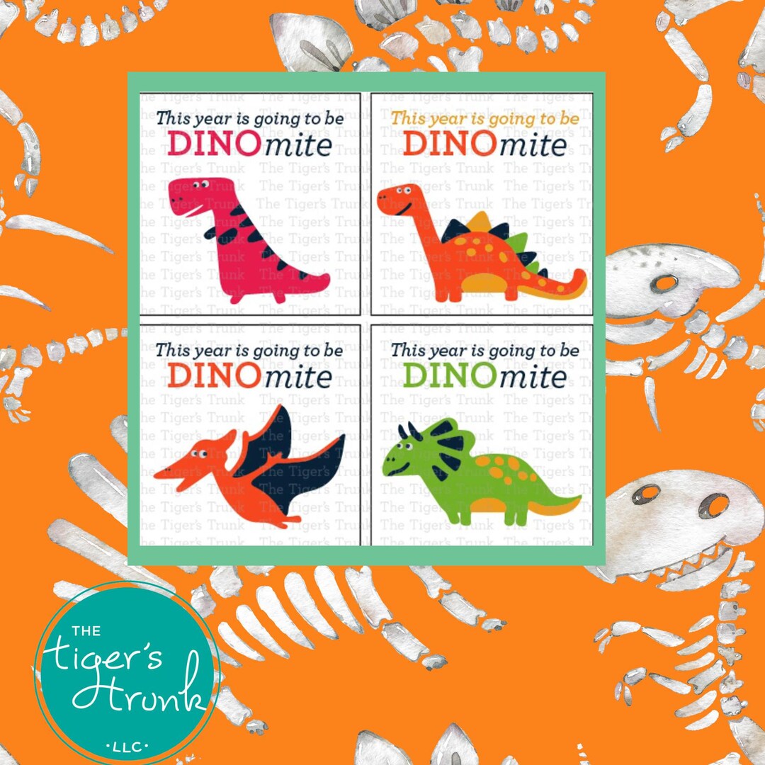 Printable Back-to-school Cards for Teachers, Fun Dinosaur-themed ...