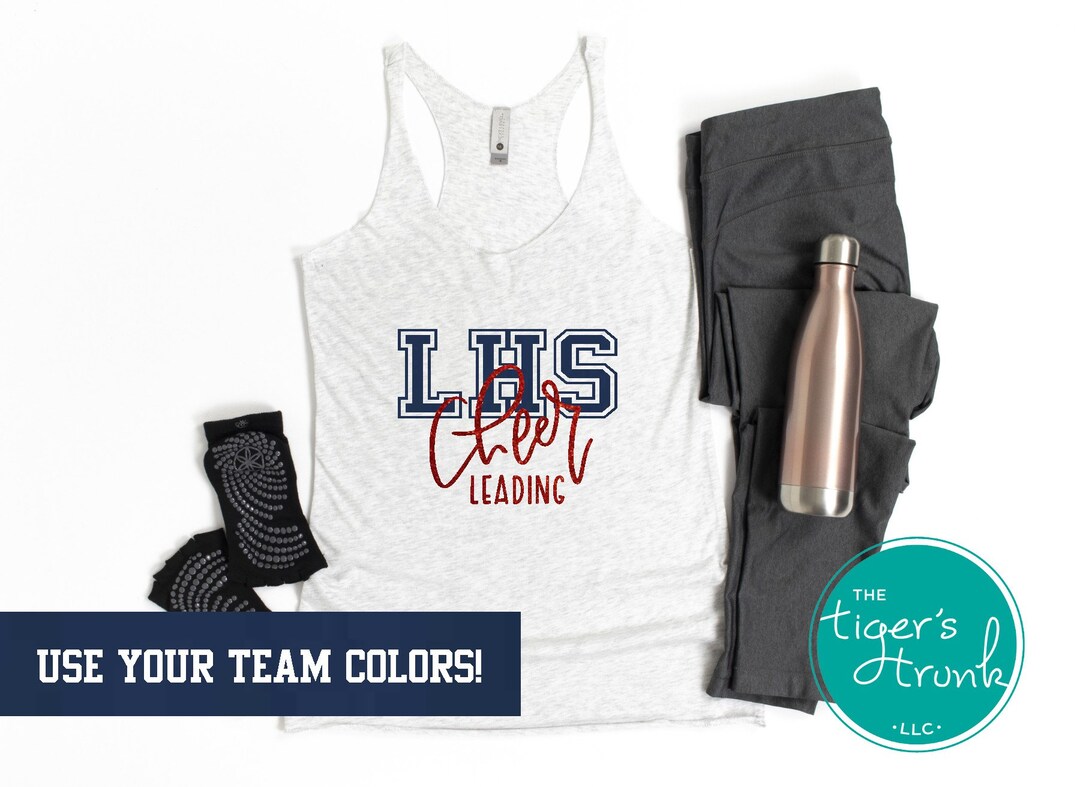 Cheerleading Tank Top, Personalized Team Shirts, Back to School Gift ...
