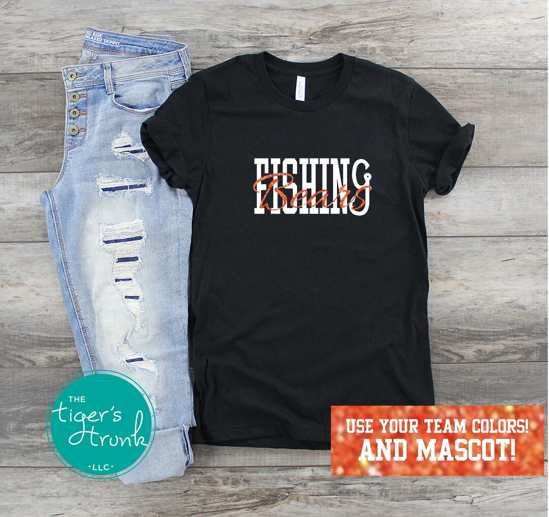 Custom Fishing Team Shirt With Team Mascot, Fishing Mom, Personalized ...