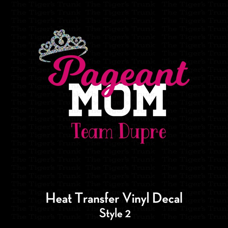 Proud Pageant Mom Pageant Mom Gift Pageant Shirt Decal - Etsy