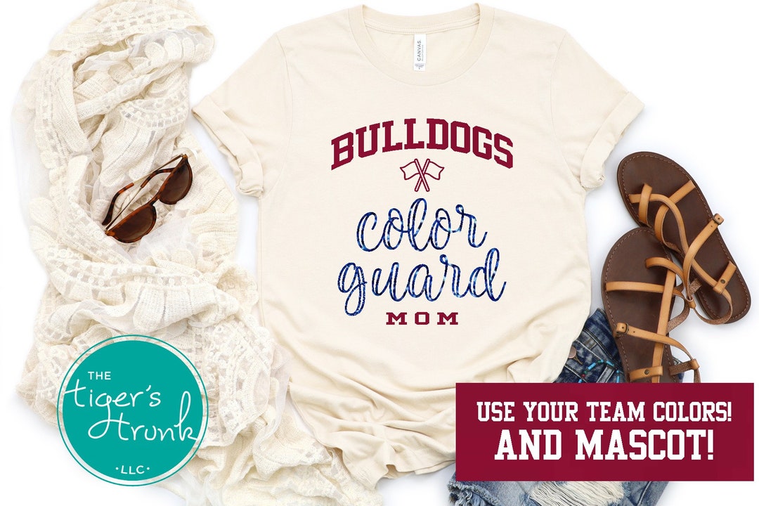 Color Guard Mom Shirt: Customized School Mascot Tee - Etsy