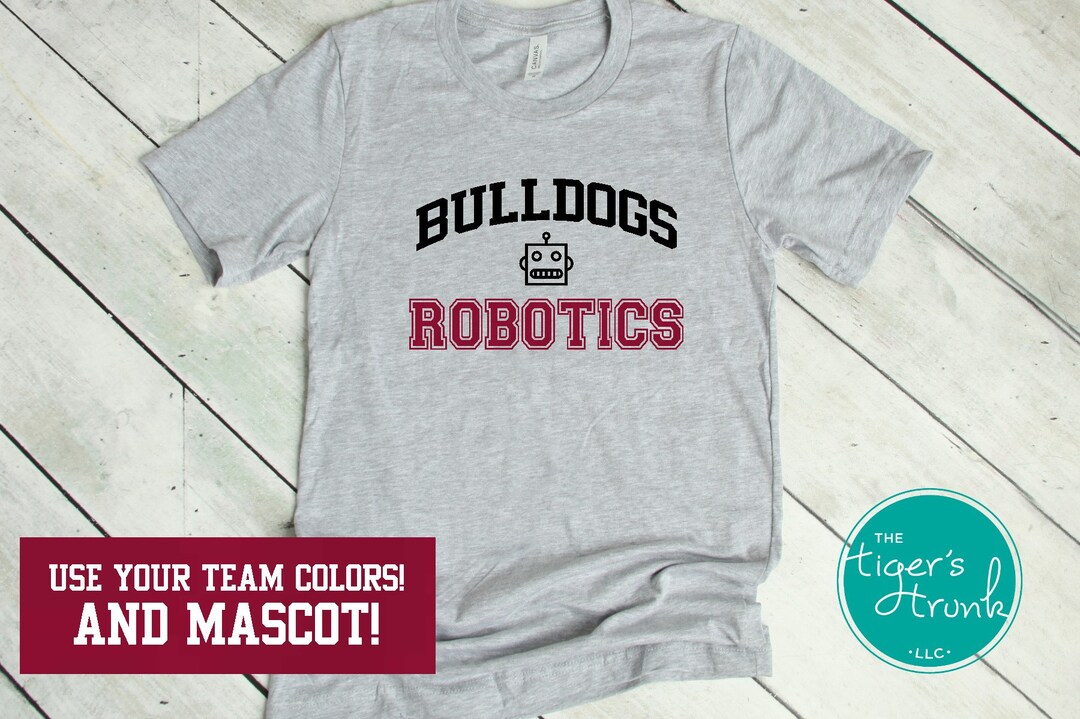 Robotics Shirt, Customized Robotics Team Shirt, School Spirit Shirt ...