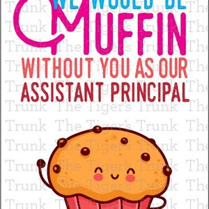 Printable Assistant Principal Appreciation Card, Instant Download ...