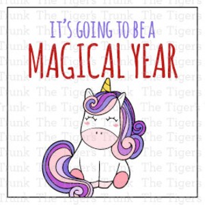 Unicorn Theme Back to School Card, Classroom Gifts for Students ...