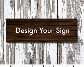 Design Your Own Sign - Etsy
