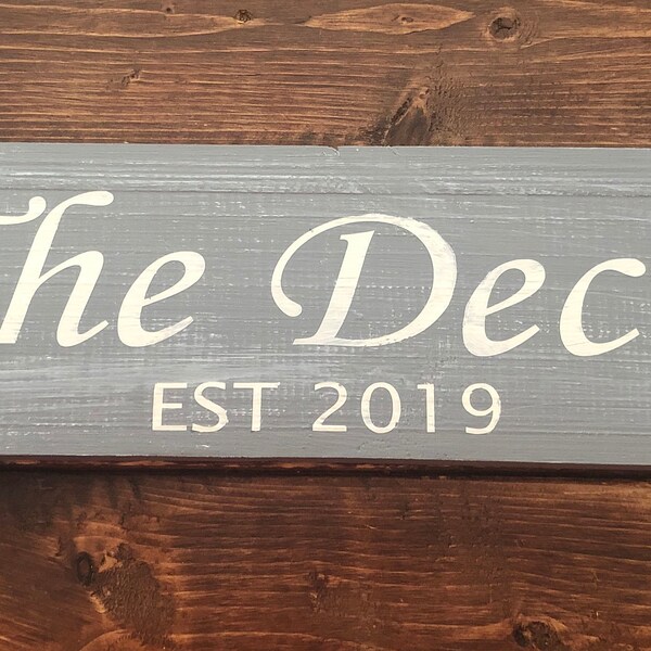 Deck Signs - Etsy
