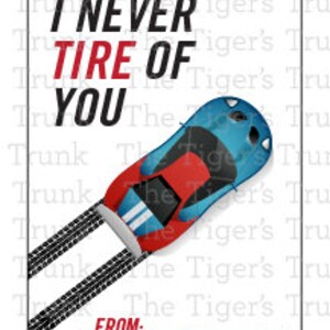 Racecar Valentines Day Card, Classmate Valentine, I Wheelie Like You ...