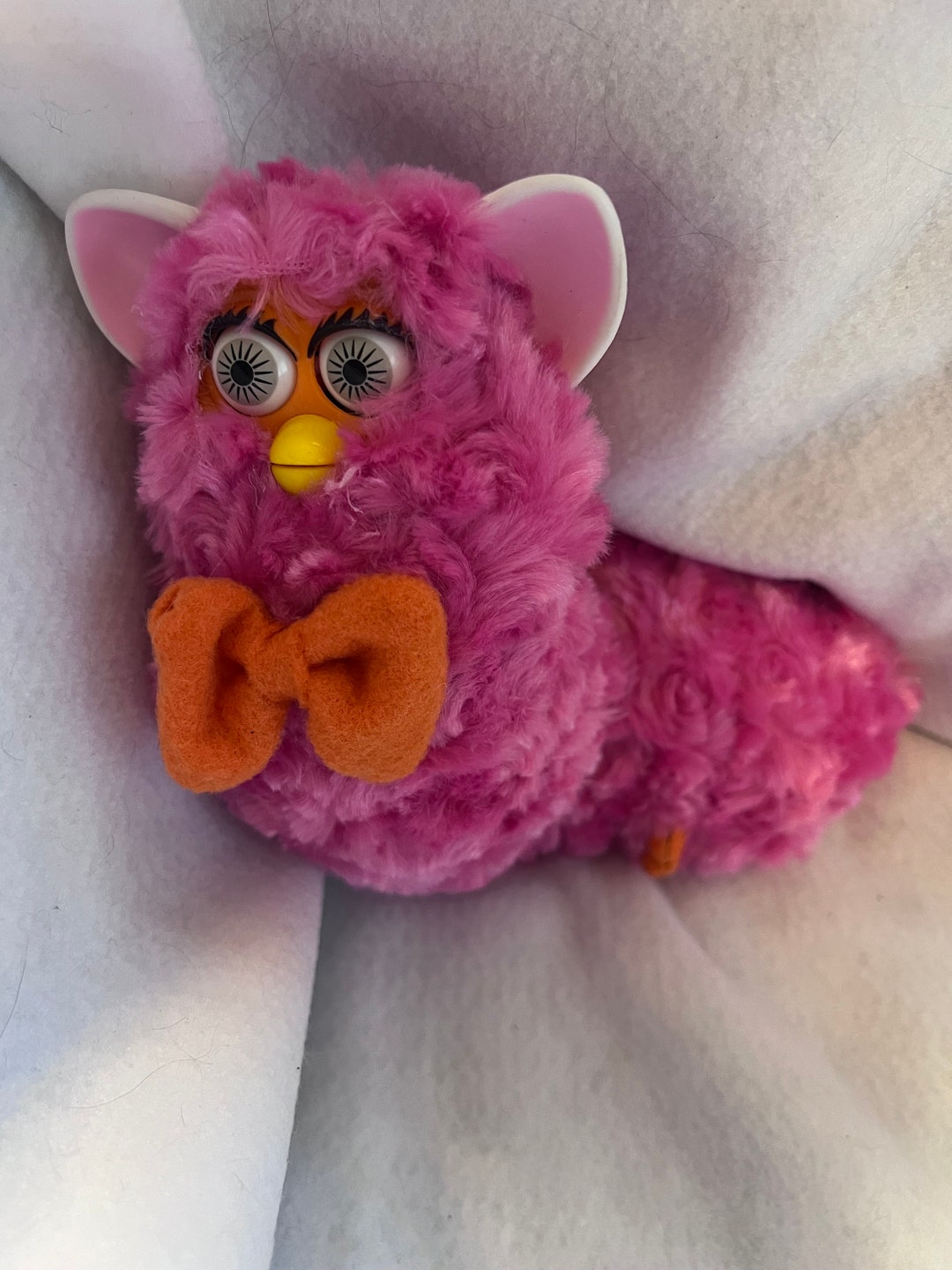 Long Furby Small Worm Fancy Pink and Orange Boi small Long - Etsy