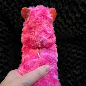 Long Furby Fancy Pink and Red Boi medium Long Furby Plush - Etsy