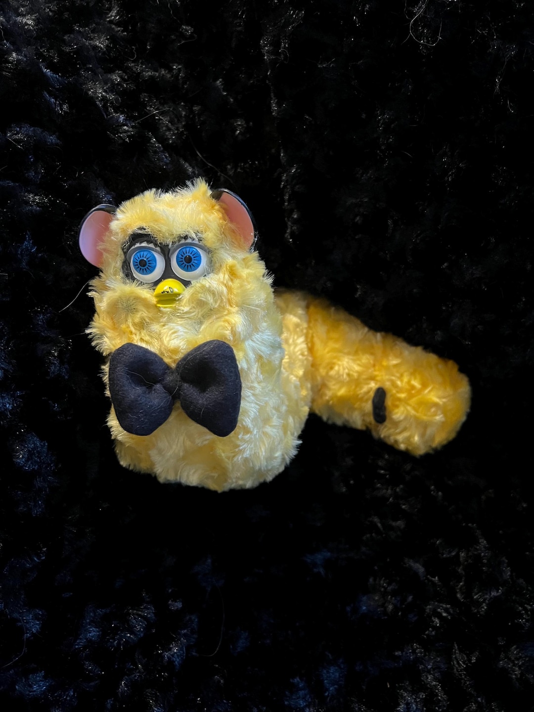 Long Furby Small Worm Fancy Yellow and Black Boi small Long Furby - Etsy