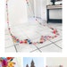 Mexican Veil Multicolor Flowers | CATEDRAL MORELIA - Etsy